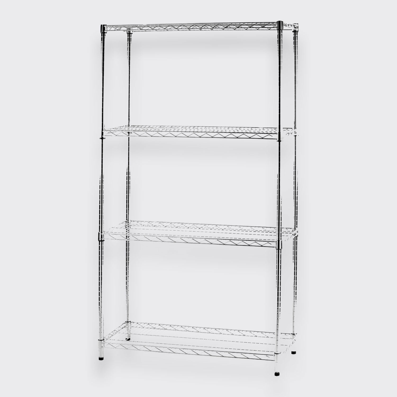 Scaffali cromati componibili acciaio e in kit Archimede Shopping